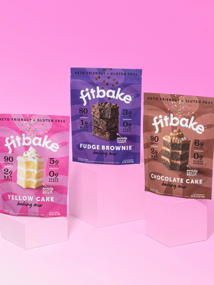 FitBake Keto Dessert Mix Bundle - Low-Carb Cakes and Brownies