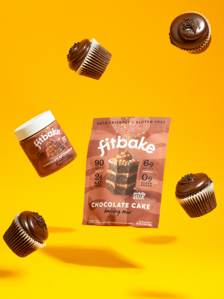 FitBake Chocolate Lovers Bundle - Low-Carb, Keto Cake and Buttercream ...